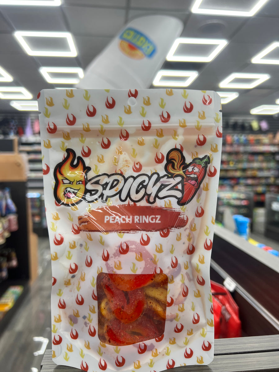 Spicyz Peach Ringz Chamoy Candy – Sunny Hills Exotics